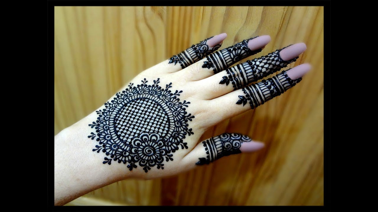 Simple Tikki Mehndi Designs For Hands