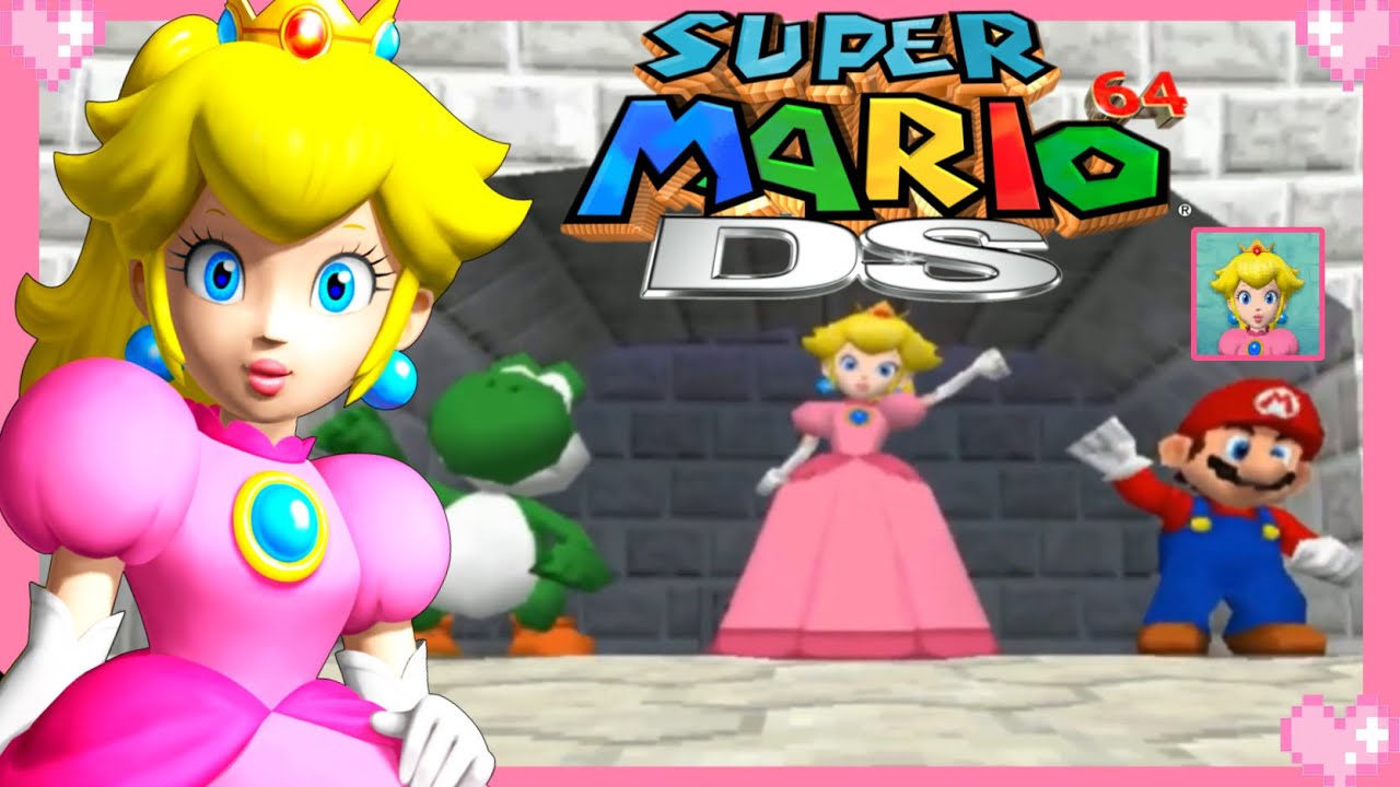 Princess Peach Super Mario 64 Super Mario 64 Peach Playable Hack