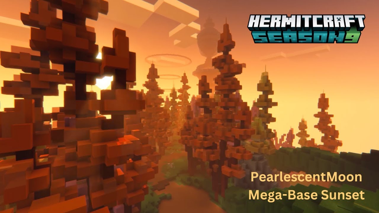 Cinematic Sunset Tour Of Pearlescentmoon S Hermitcraft Season 9 Mega