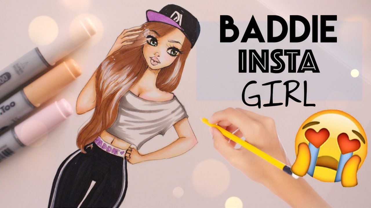 ёятбёяп How To Draw Baddie Insta Girl ёяшш Youtube