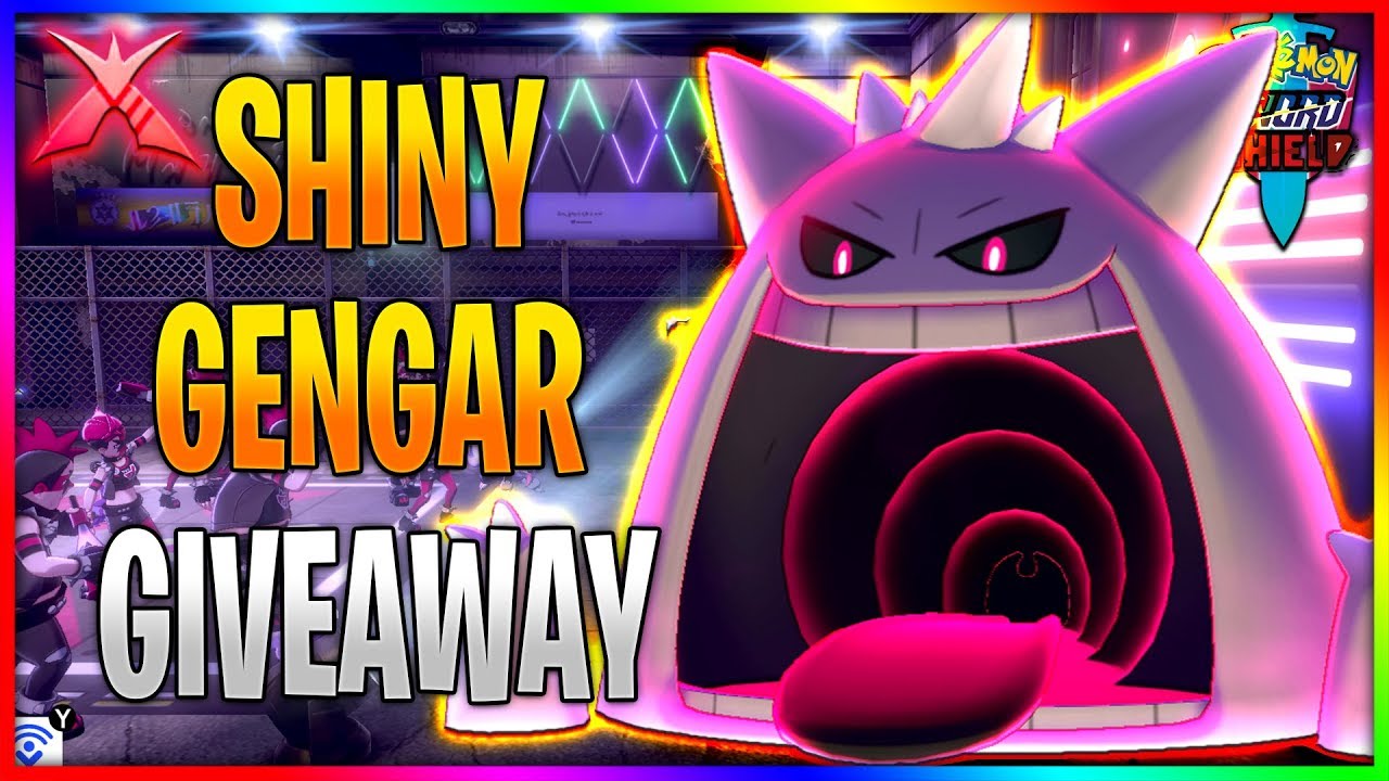 Shiny Gigantamax Gengar Giveaway Pokémon Sword Shield Youtube