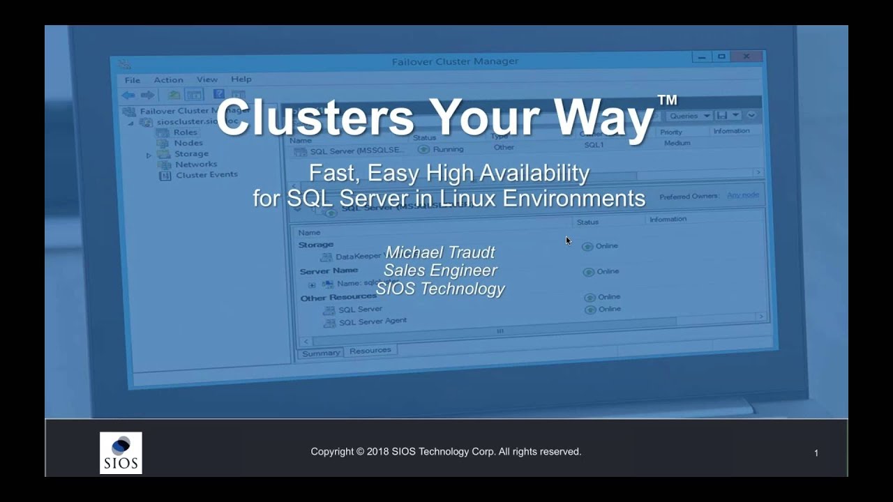 High Availability For Sql Server On Linux Youtube