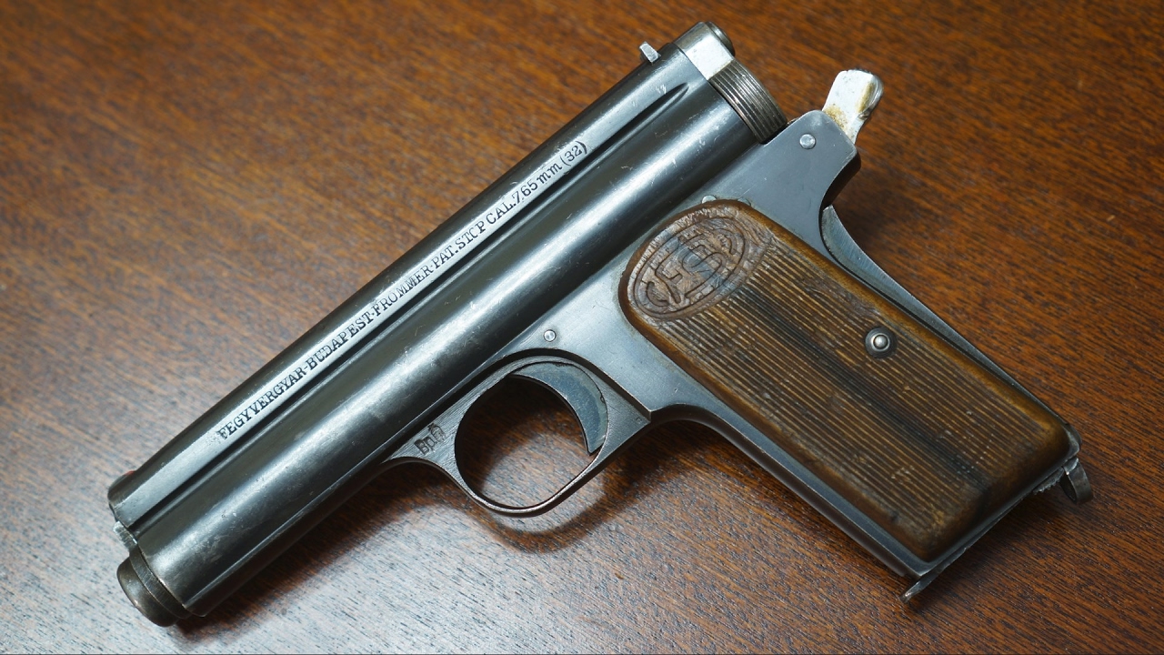 Feg Frommer Stop 1912 32 Acp With 40x Slow Motion Part 1 Youtube