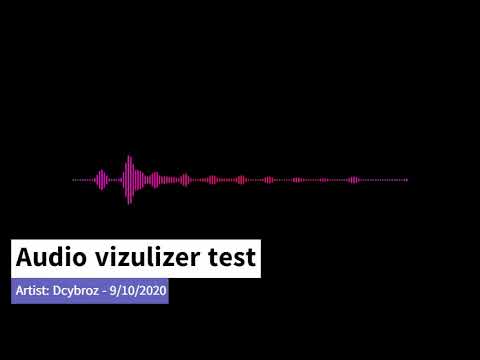 Audio Visualizer Test Youtube