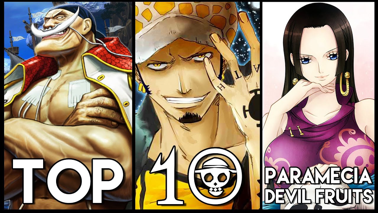 Top 10 Paramecia Devil Fruits In One Piece Youtube