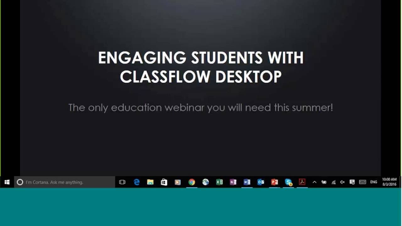 Engaging With Classflow Desktop Youtube