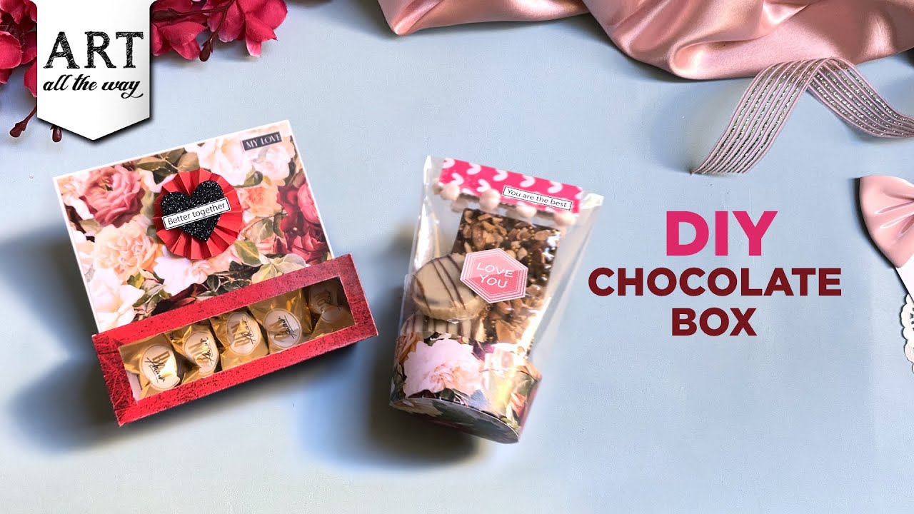 Diy Chocolate Box Valentines Gift Ideas Diy Gift Box Valentine