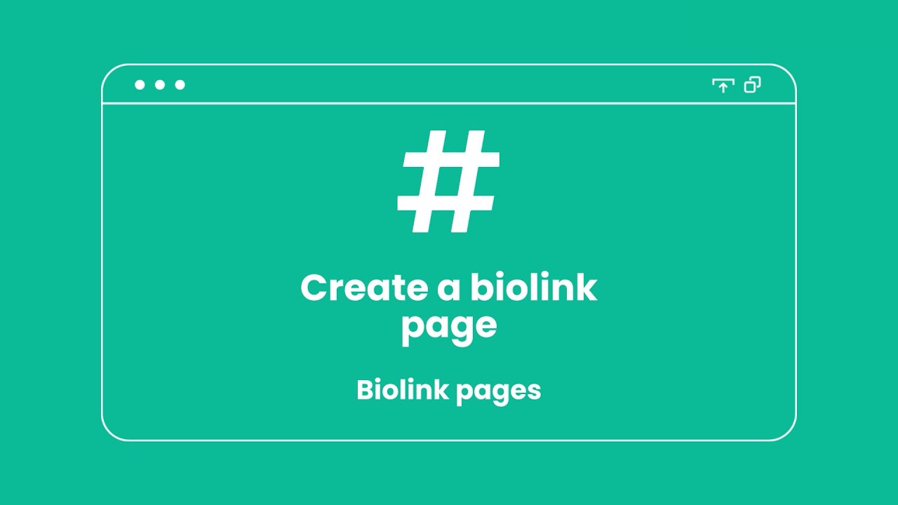 Create A Biolink Page Youtube