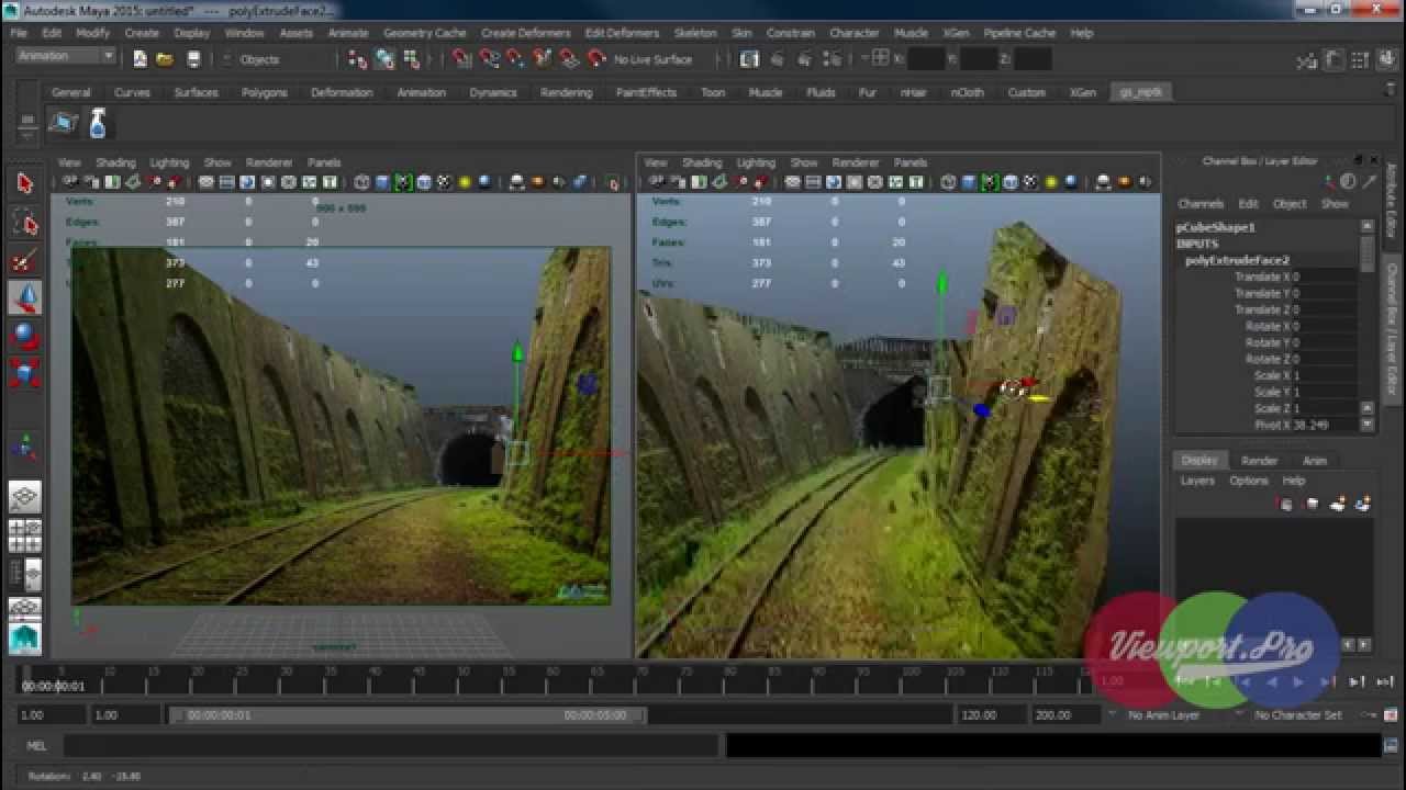Autodesk Maya Camera Projection Youtube