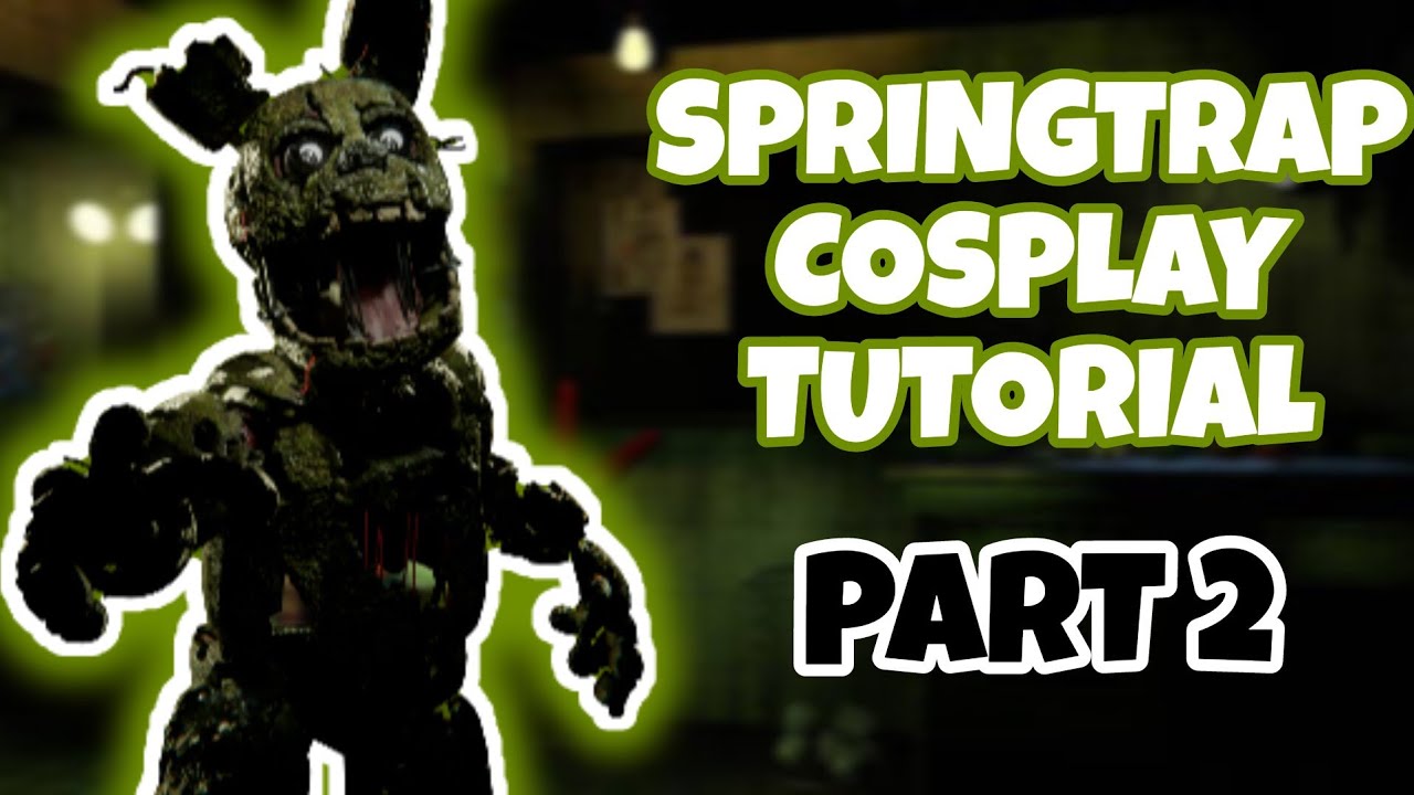 Fnaf Springtrap Cosplay Tutorial Part 2 Torso Youtube