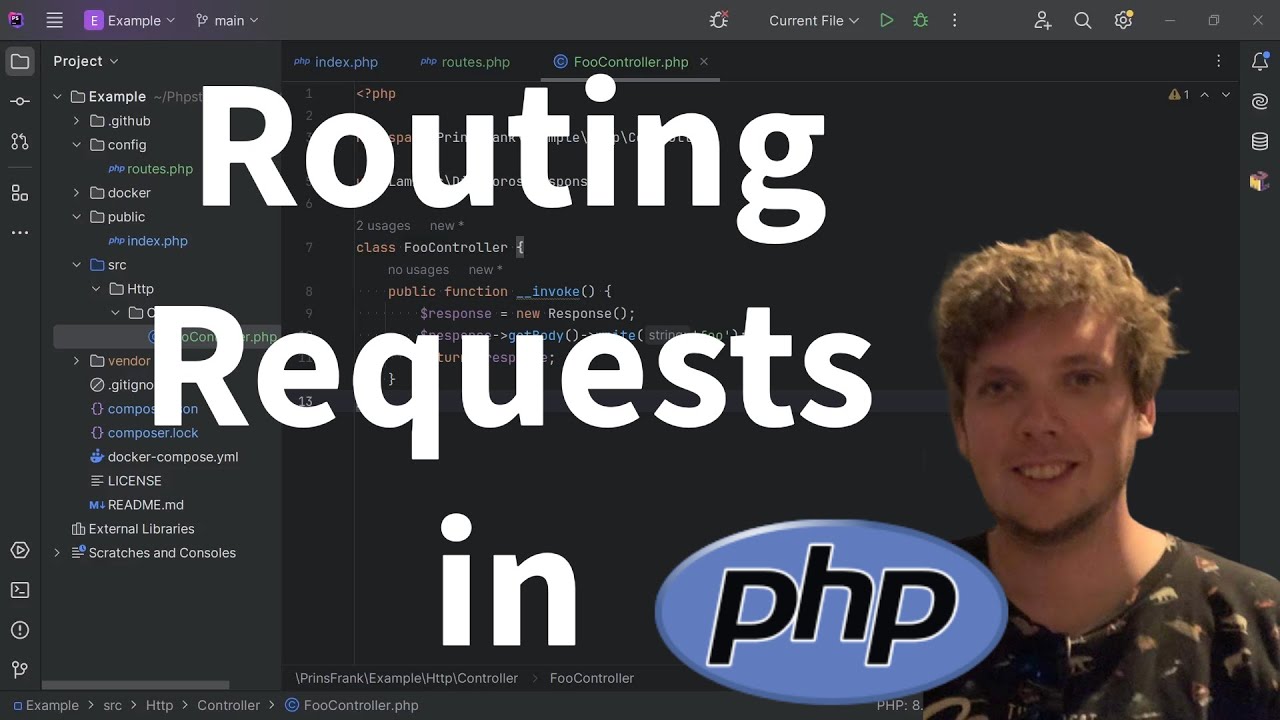 Routing Requests In Php Youtube