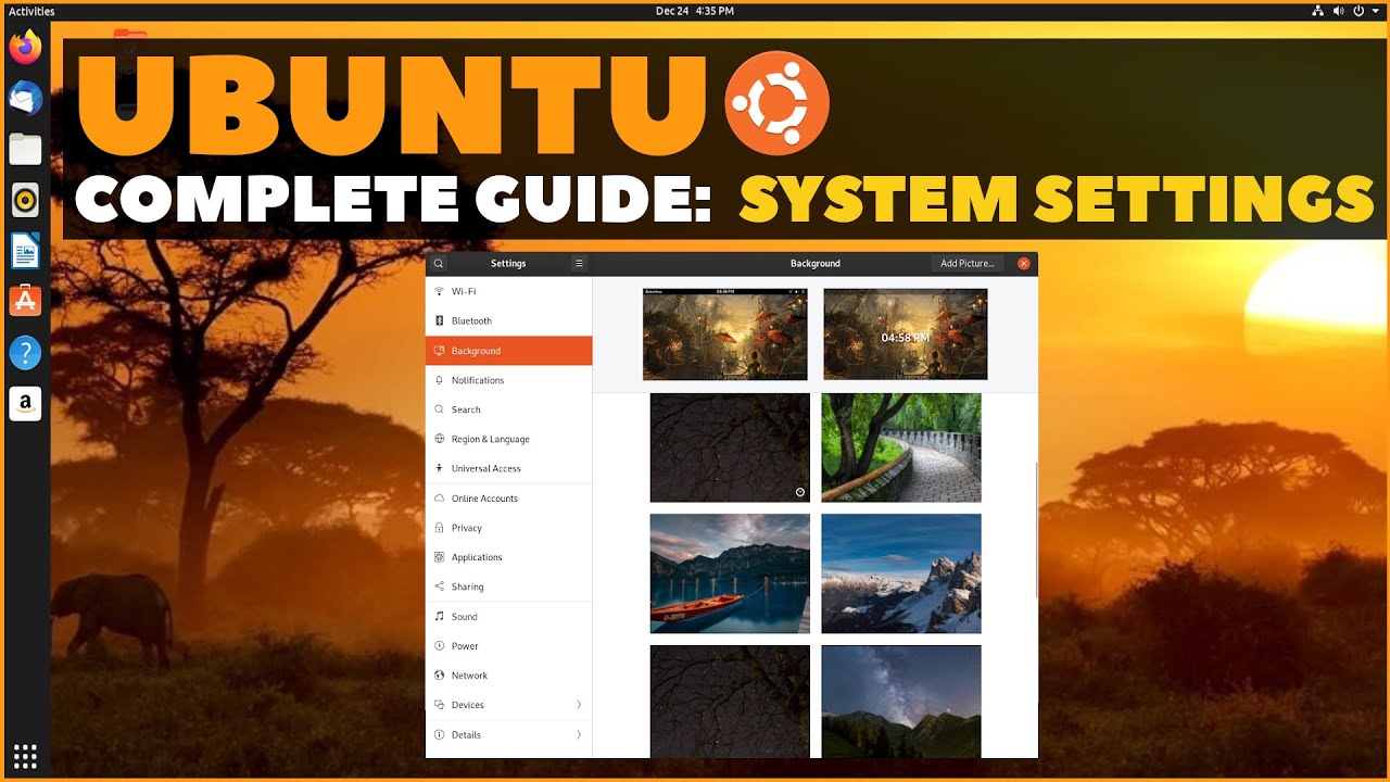 Ubuntu Complete Beginner S Guide The System Settings Youtube