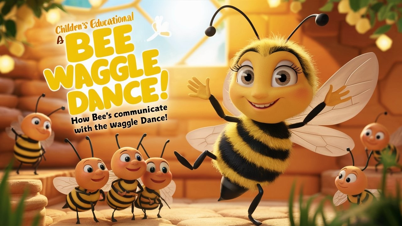 A Bee S Language The Waggle Dance Adventure How Bees Communicate