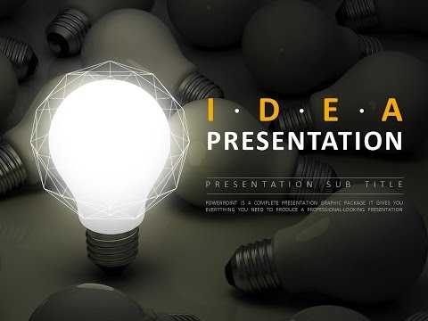 Idea Animated Ppt Template A Presentation Template By Goodpello