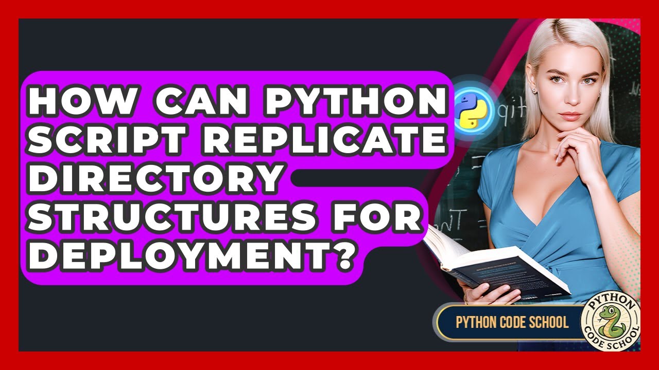 How Can Python Script Replicate Directory Structures For Deployment