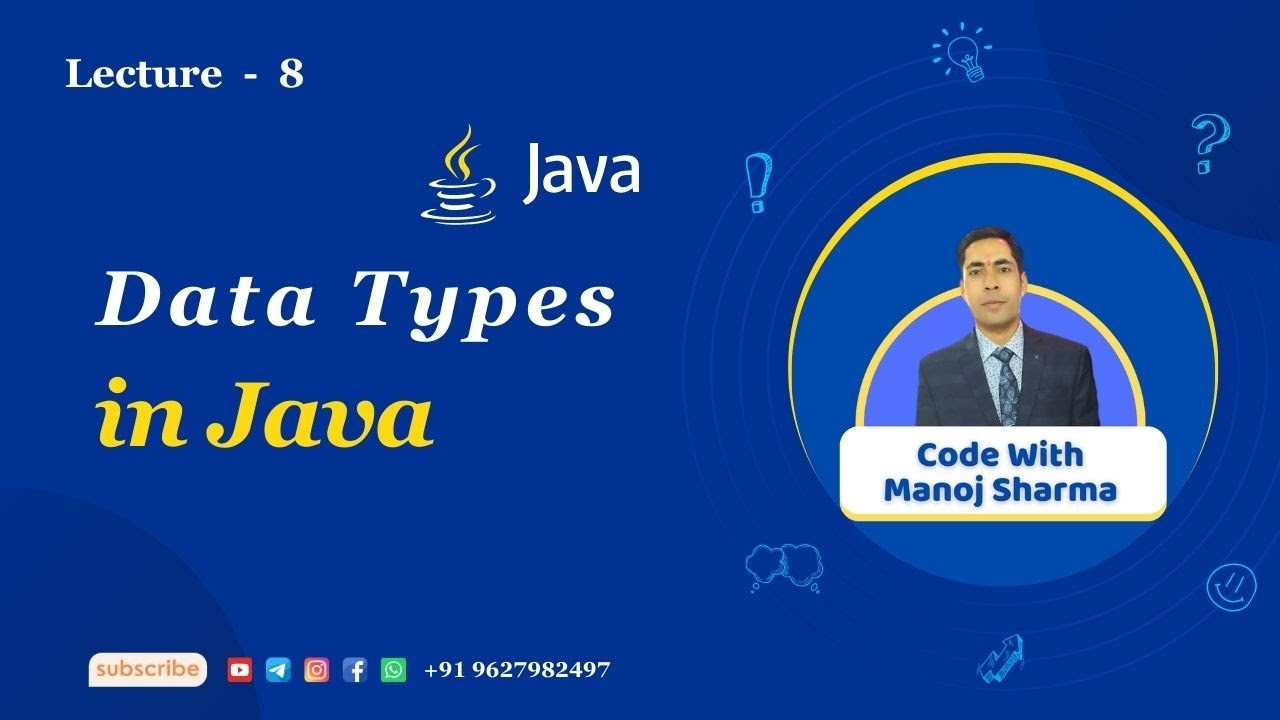 The Basic Understandings Of Data Types In Java Java Course Java