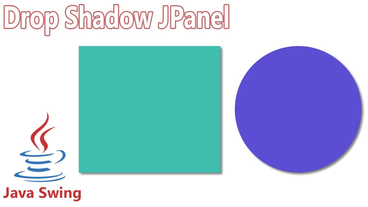 Java Swing Drop Shadow Youtube