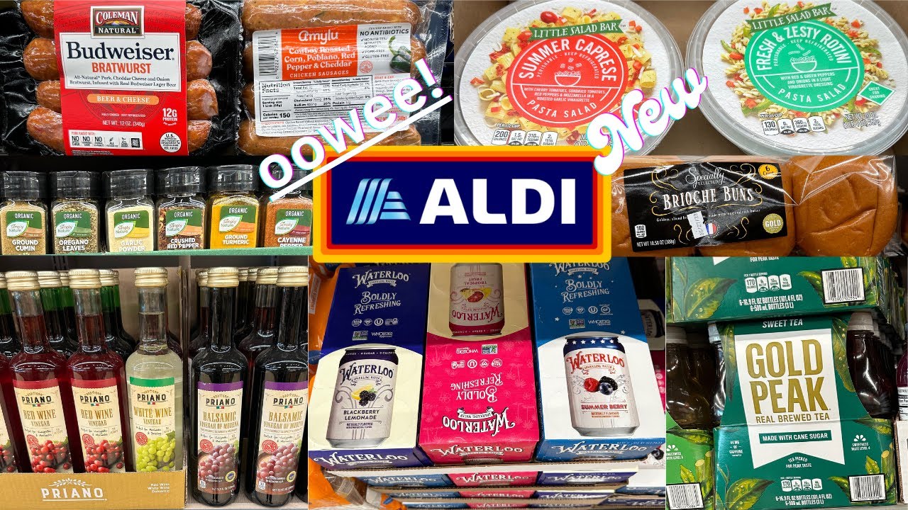 Aldi New Food Finds Aldi Shop With Me Aldi Shopping Haul