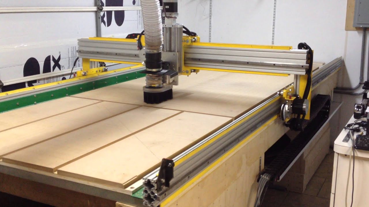 13 X 6 Cnc Router Planing The Table Youtube