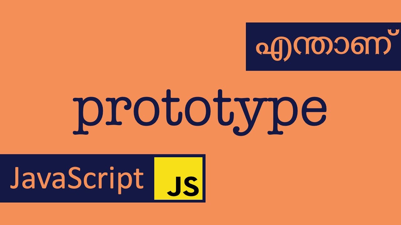 Oop 4 Prototype Javascript Malayalam Youtube
