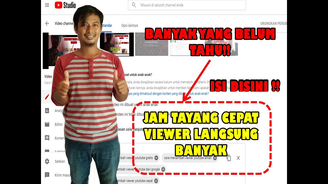 Cara Menambah Viewers Channel 2020 Youtube