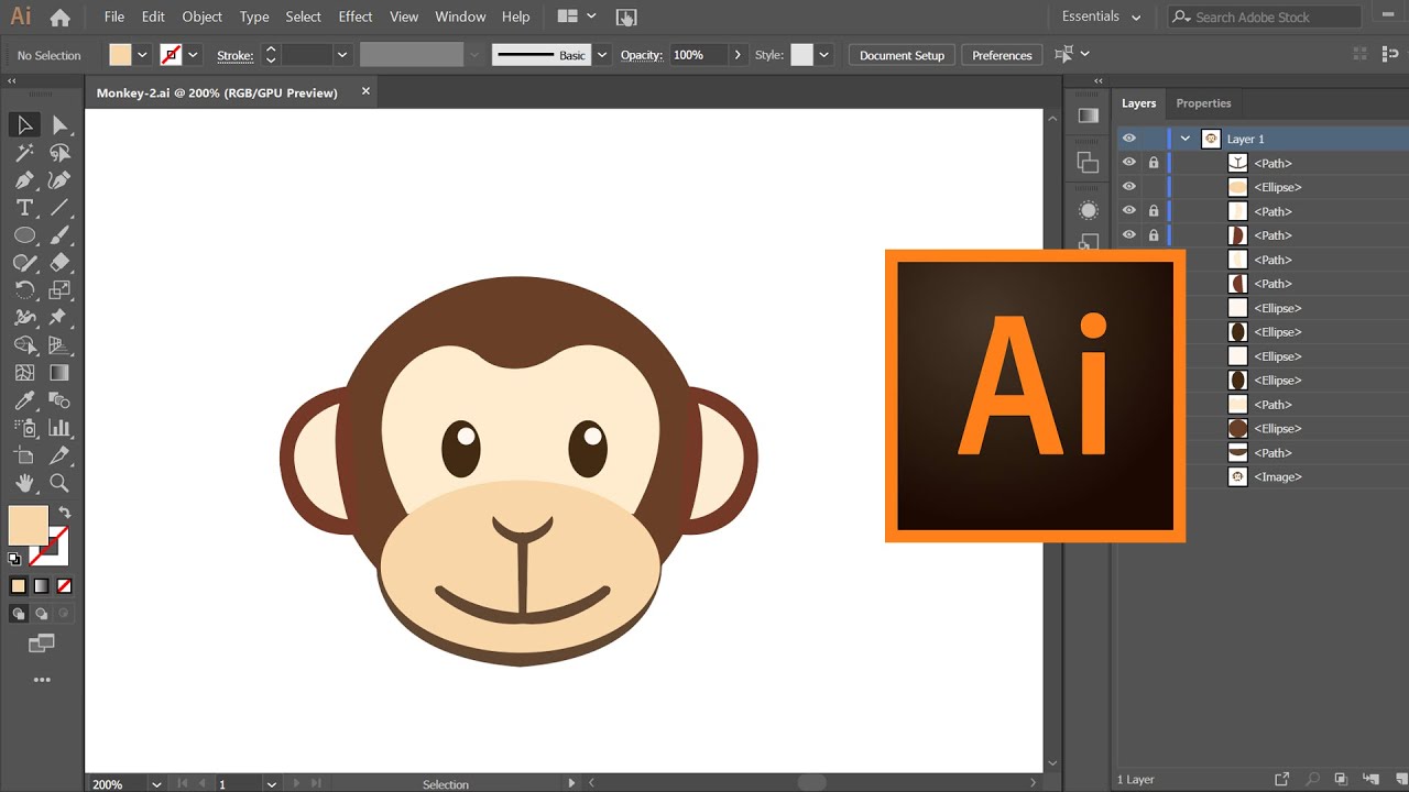 Infographic Tutorial Illustrator Beginner Monkey Tutorial 284 Monkey