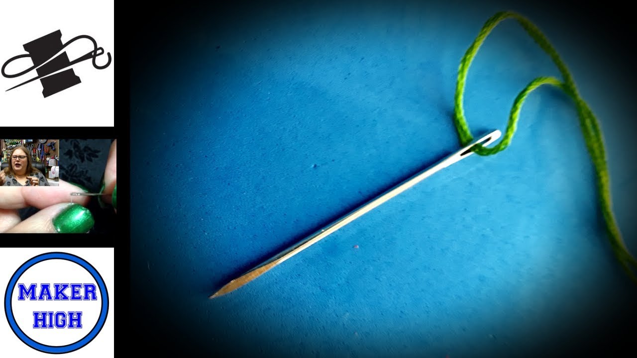 Needle Threading Hack Fast Easy Frustration Saver Youtube