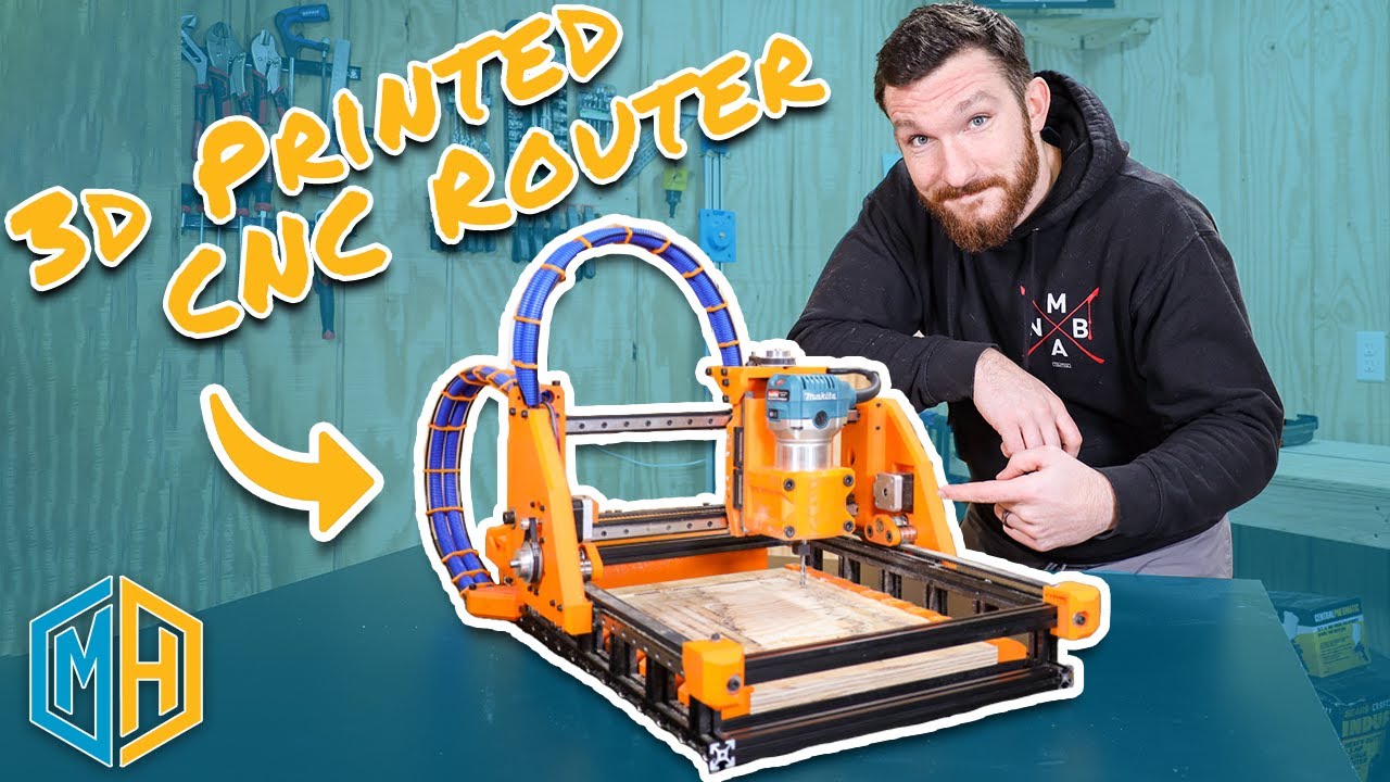 Diy 3d Printed Cnc That Cuts Metal Youtube