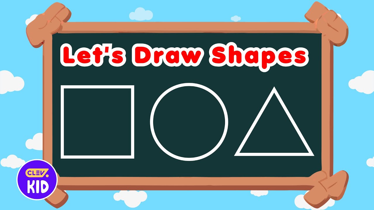 Basic Shapes Drawing Exercises For Kids
