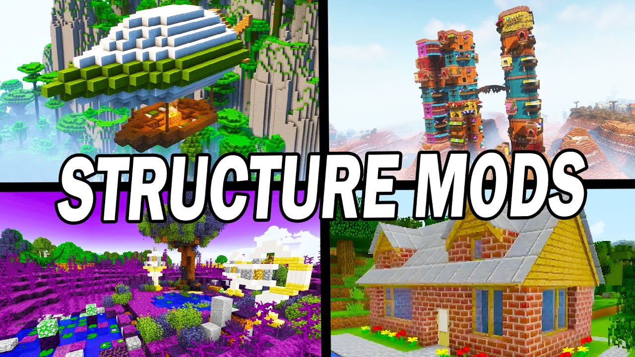 Structure Minecraft Mods Khã M Phã Nhá Ng Cã Ng Trã Nh Ká Vä Trong Tháº