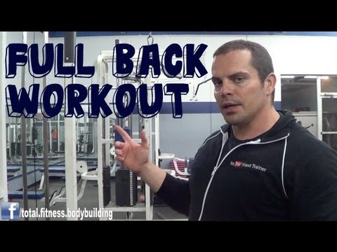 Full Back Workout Routine Youtube