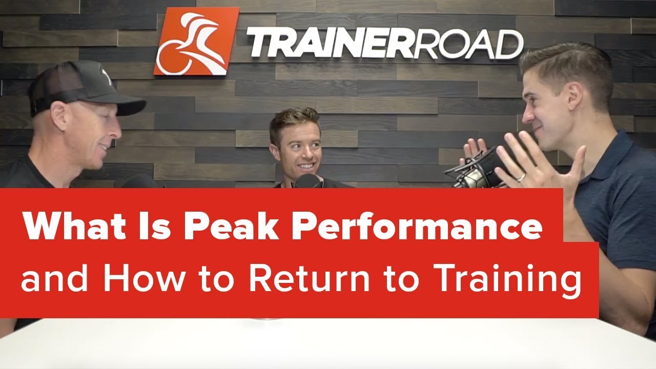 What Is Peak Performance And How To Return To Training Youtube
