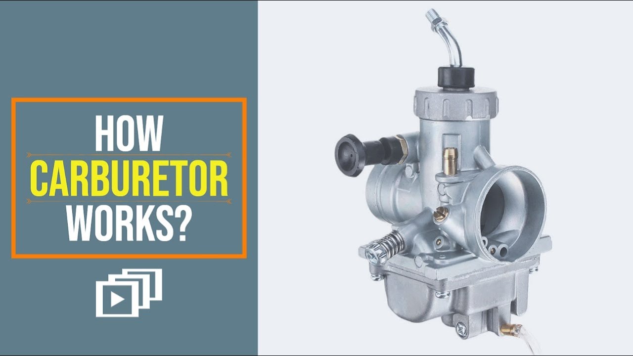 How Carburetor Works Youtube