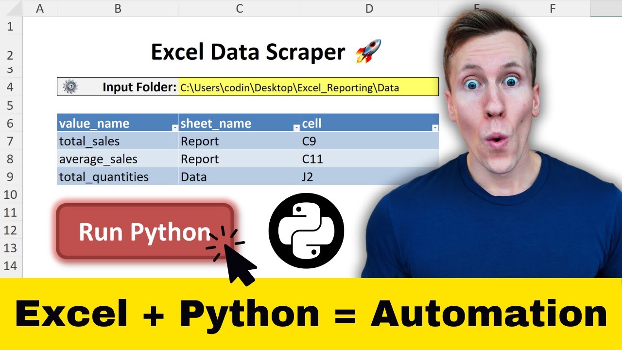 Automate Your Excel Tasks Using Python Youtube