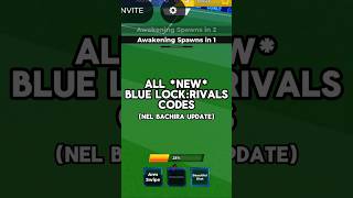 Blue Lock Rivals Nel Bachira Codes Roblox Bluelockrivals Bluelock ...