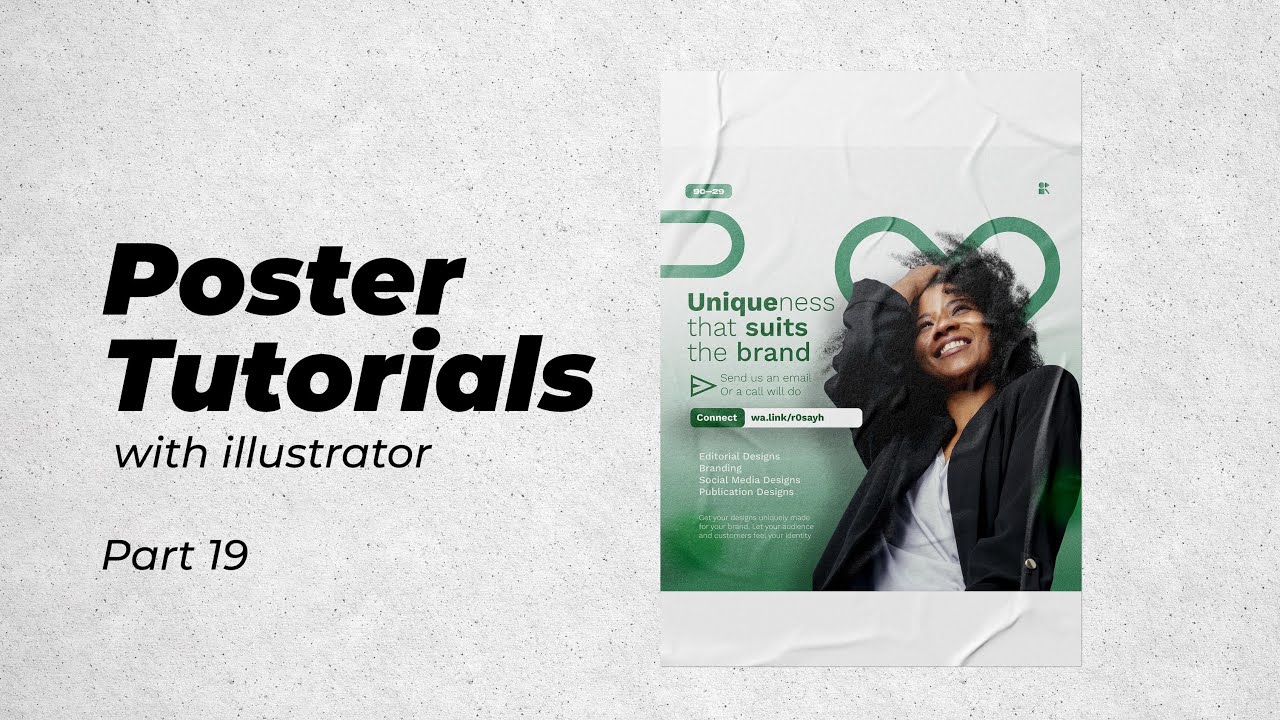Illustrator Poster Design Tutorial 90 29 Youtube