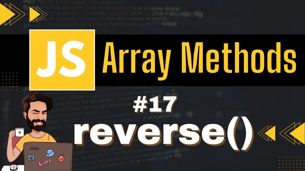 Reverse Array Method Chap 17 Array Methods And Properties