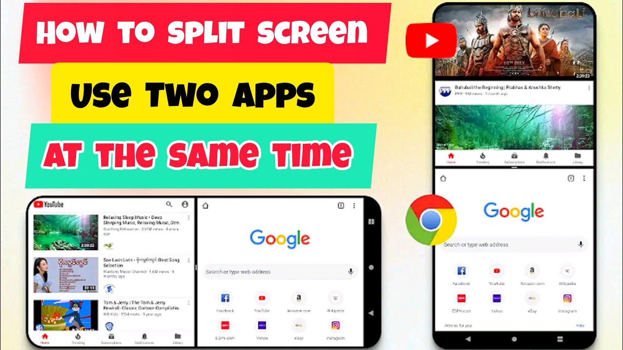 How To Split Your Phone Screen Multitask On Android Enable Split