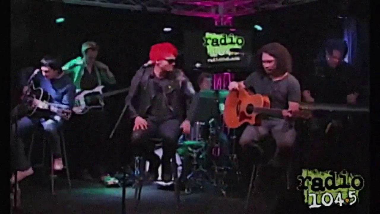 My Chemical Romance Radio 104 5 Acoustic Performance Youtube