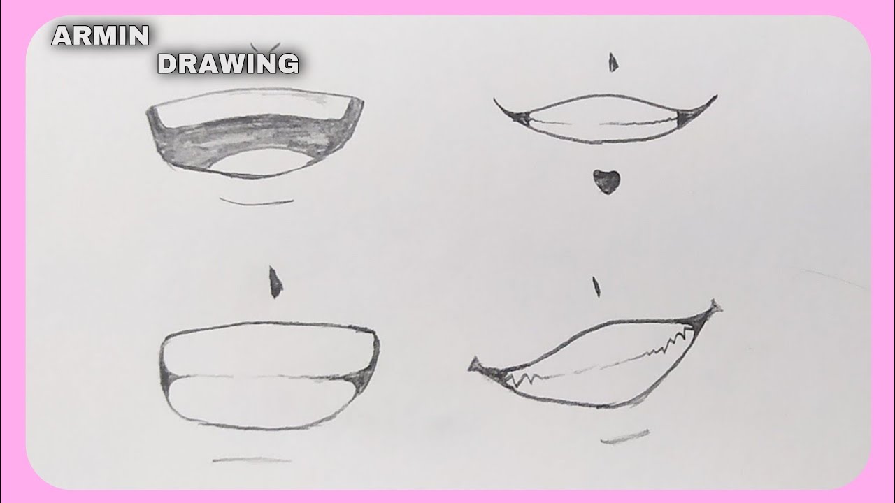 How To Draw Anime Mouth Infoupdate Org