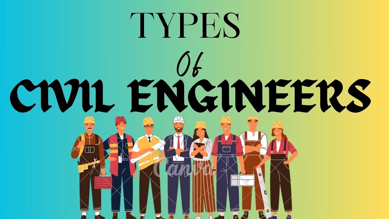 10 Types Of Civil Engineers What They Do Branches Of Civil Engineering Explained Youtube