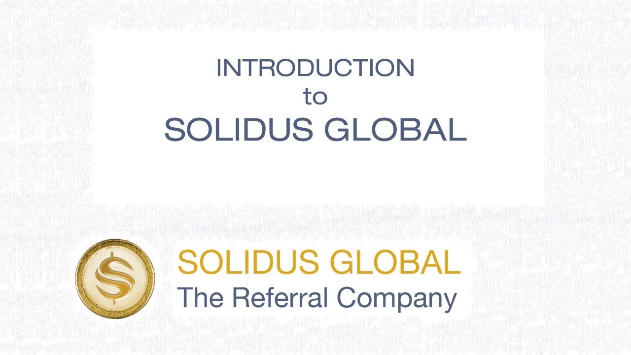 Introduction Solidus Global Youtube