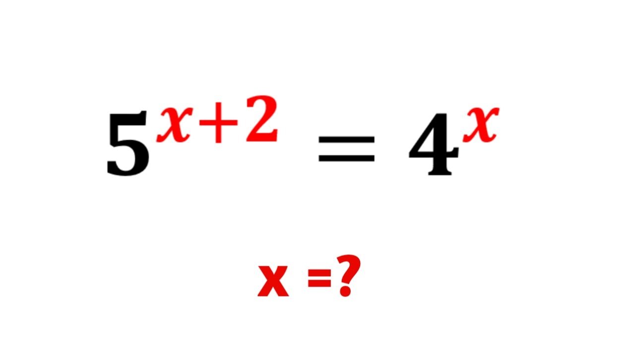 A Nice Exponents Problem Olympiad Math Youtube