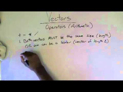Vector Operators Arithmetic Youtube