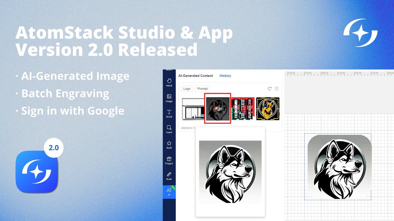 Atomstack Studio App Version 2 0 Released Youtube