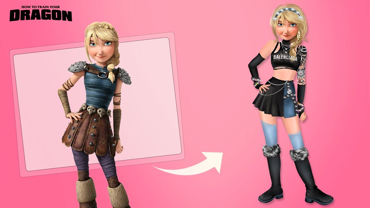 Pixar Movie Glowup Arts Astrid Glow Up Into Bad Girl Youtube