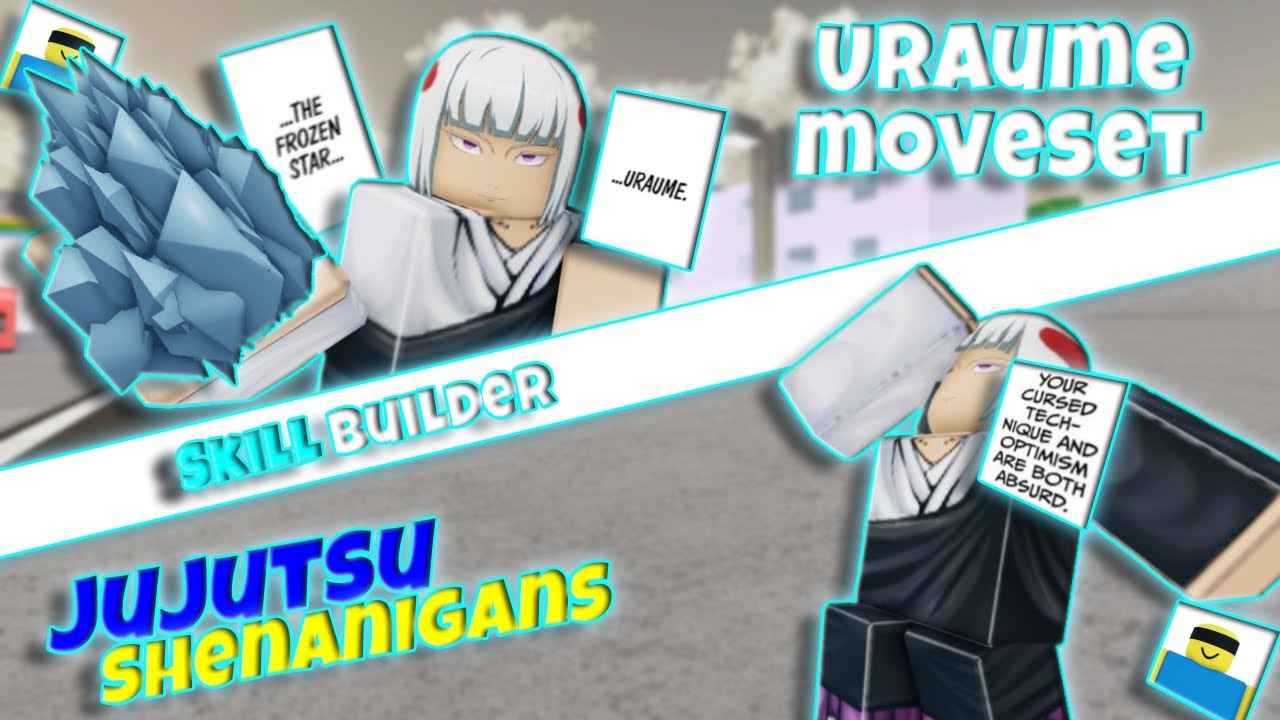 Uraume Moveset Using Skill Builder Jujutsu Shenanigans Youtube