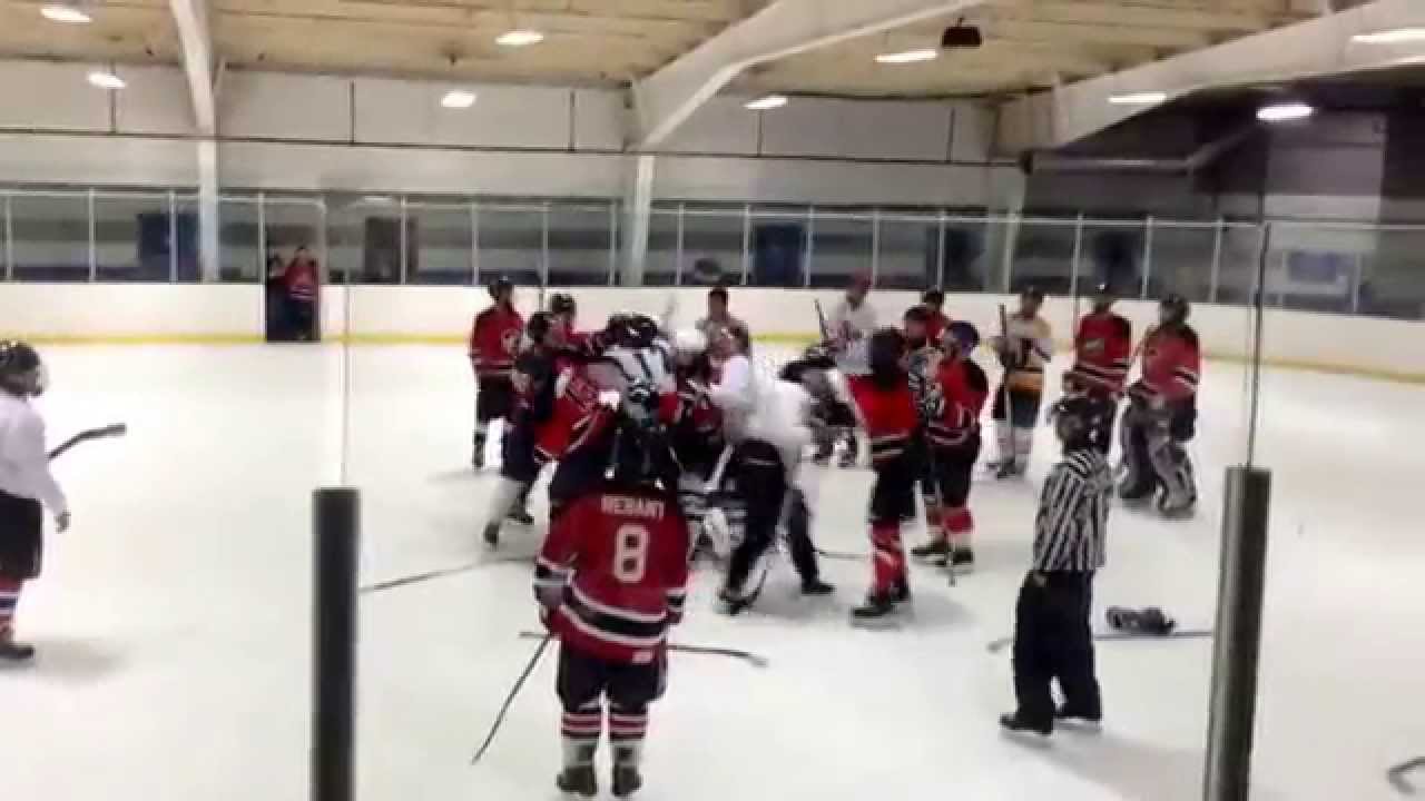 Beer League Hockey Fight Youtube