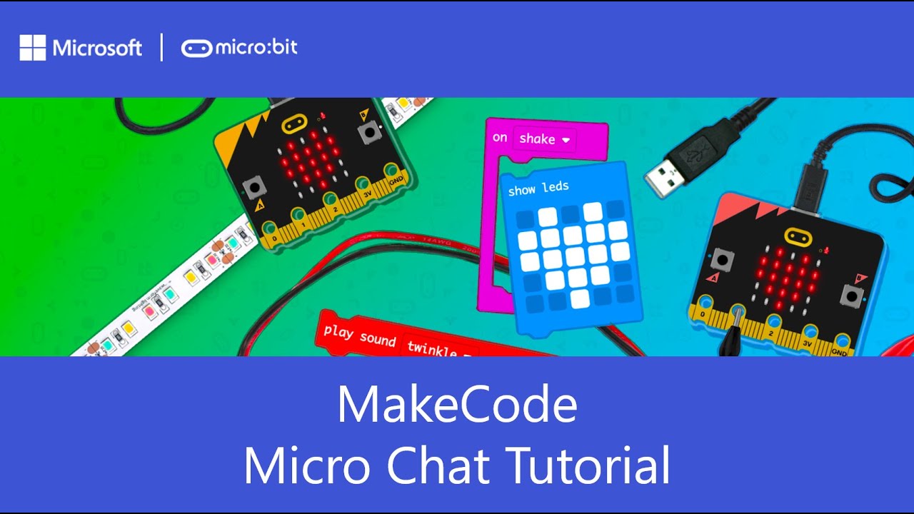 Micro Bit Micro Chat Tutorial Youtube