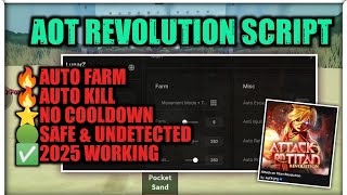 Attack On Titan Revolution Script New Op Auto Farm Kill Aura More 2025 ...